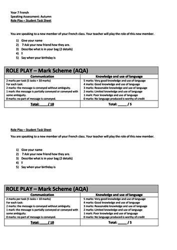 Expo 1 Writing and Speaking Assessments in line with NEW GCSE ...