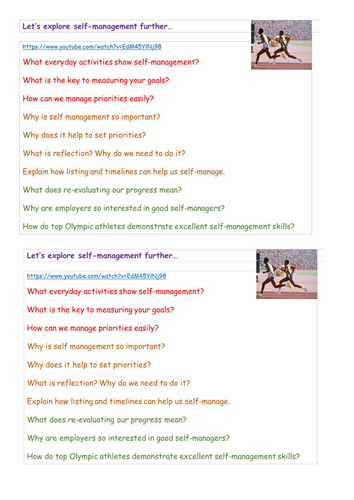 Goal / Target Setting | Teaching Resources