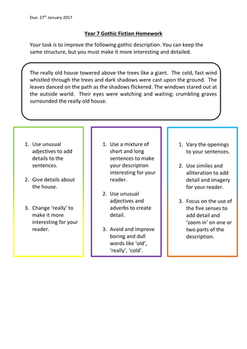 Gothic Fiction | Teaching Resources