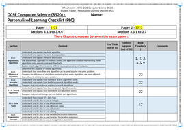 AQA GCSE Computer Science (8520) - Student Tracker | Teaching Resources
