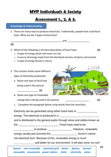 Energy; powering our planet | Teaching Resources
