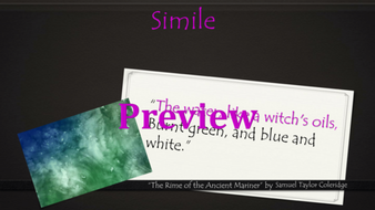 Similes and Metaphors Posters by Krazikas - Teaching Resources - Tes