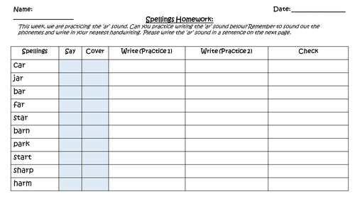 Spellings Pack - Phase 3 Sounds | Teaching Resources