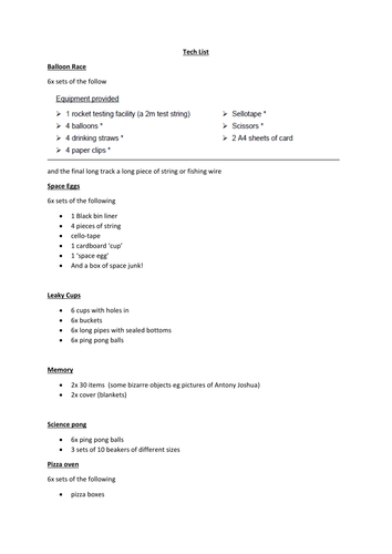 Science STEM challenge day | Teaching Resources