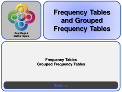 Frequency Tables & Grouped Frequency Tables KS4 by Magictrickster ...