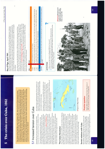 Edexcel new spec. CUBAN MISSILE CRISIS - Learning Mat | Teaching Resources