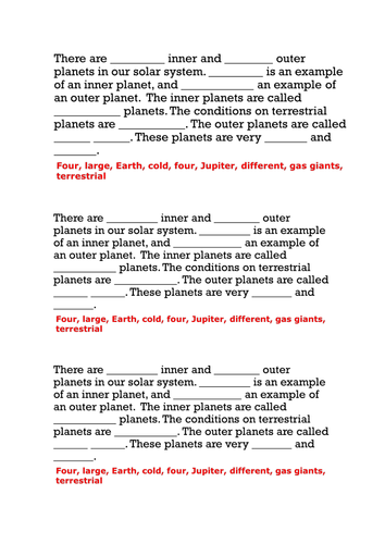 The solar system - complete lesson (KS3) | Teaching Resources