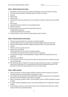 Unit 1 Revision booklet, LIBF CeFE | Teaching Resources