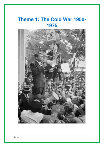 Cold War Detailed Notes 1950-1975 (A level CIE/IB/Edexcel) | Teaching ...