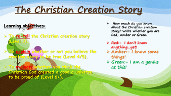 Genesis - The Christian Creation Story by RE4all | Teaching Resources