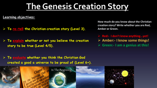 Genesis - Creation Story | Teaching Resources