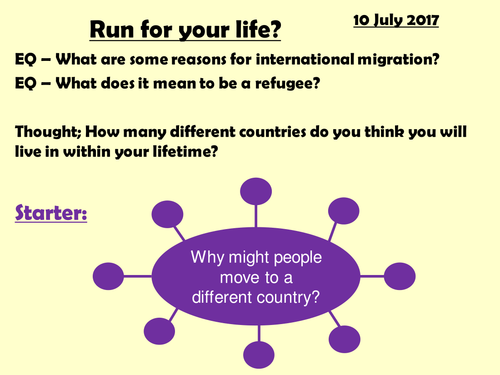 Double lesson; REFUGEES | Teaching Resources