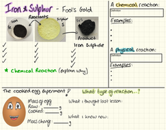 Year 8 chemical and physical reactions | Teaching Resources
