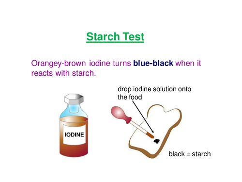 KS3 Activate Science 2 Health and Lifestyle lesson 2 Food tests ...
