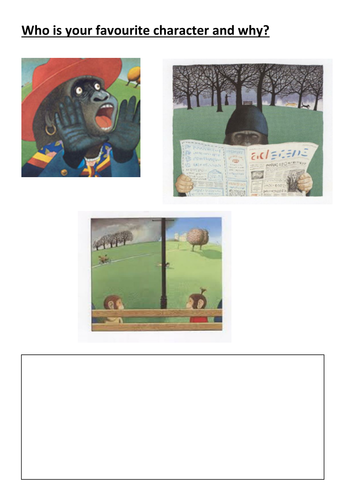 'Voices in the Park' by Anthony Browne - mini scheme. | Teaching Resources