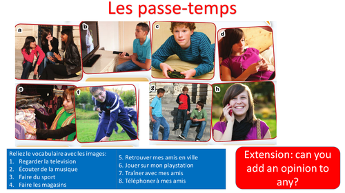 Studio 1 Module 3-Mes Passetemps | Teaching Resources Studio 1 Module 3-Mes Passetemps | Teaching Resources