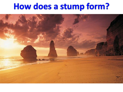KS3 Coasts - How does a Stump form? | Teaching Resources
