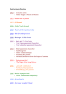 Timelines containing all of the main events necessary for GCSE History ...