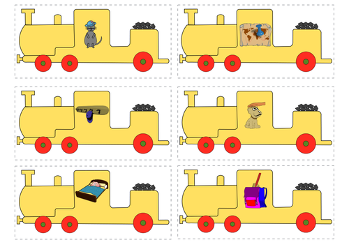 Phonics train - Phase 2 letters and sounds; CVC words, Segmenting for ...