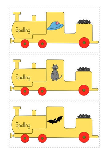 Phonics train - Phase 2 letters and sounds; CVC words, Segmenting for ...