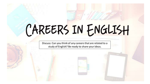 Careers in English lesson: Journalism | Teaching Resources