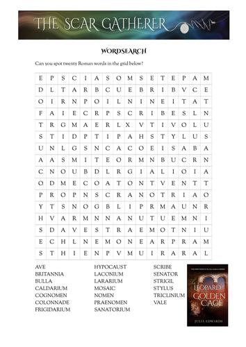 Roman Britain crossword and word search | Teaching Resources
