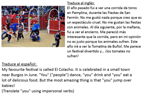 Los festivales en España (New GCSE - Spanish festivals) - UPDATED ...