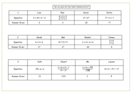 Reformed functional Skills Bidmas and Problem solving. Whole lesson ...