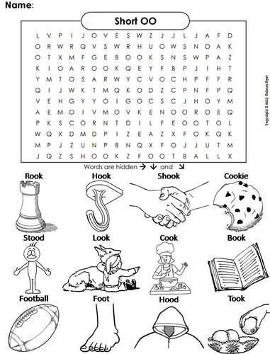 Vowel Teams Activities Bundle: Color in Word Search | Teaching Resources