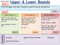 Upper and Lower Bounds | Teaching Resources
