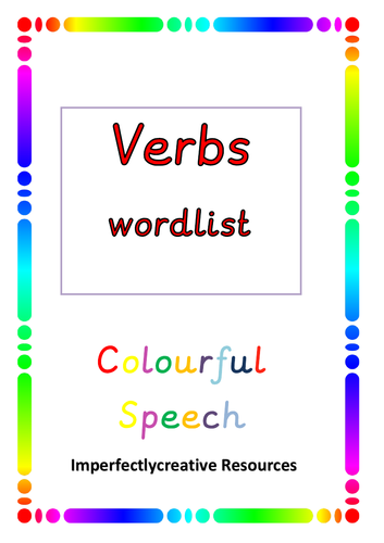 Grammar-Verb/Noun/Adjective/Adverb Word Lists & Sentence Structure ...