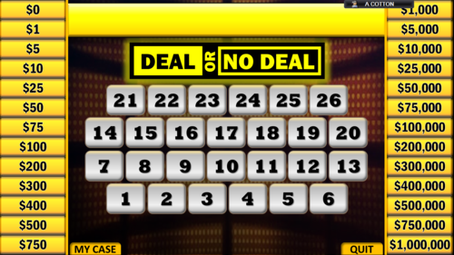Deal or No Deal Game | Teaching Resources