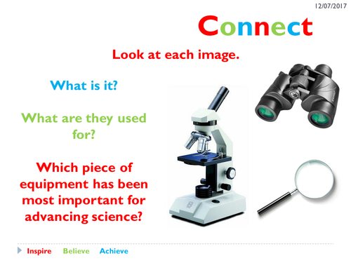 AQA GCSE Biology - Cell B iology - Microscopy | Teaching Resources