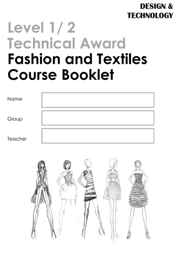AQA Fashion & Textiles Coursebooklet. | Teaching Resources