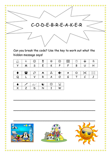 KS2 CODEBREAKER! Fantastic end of year activity! | Teaching Resources