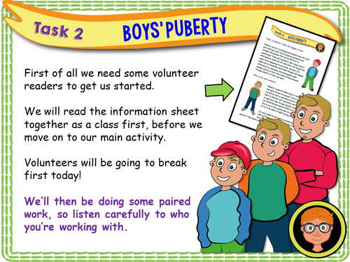 Boys' Puberty PSHE | Teaching Resources