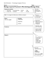 AQA GCSE Biology - Culturing Microorganisms - Requried Practical lesson ...