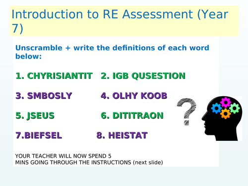 RE Assessment Pack KS3 | Teaching Resources