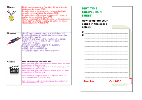 RE Assessment Pack KS3 | Teaching Resources