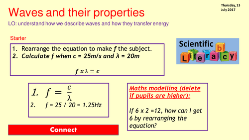 Waves and their properties | Teaching Resources