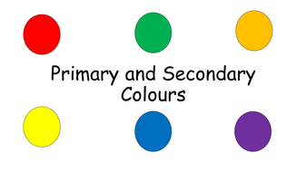Primary and Secondary Colours | Teaching Resources