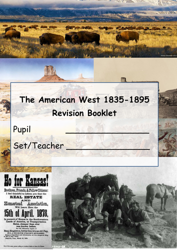 American West Revision Guide for Edexcel 9-1 2017 | Teaching Resources