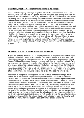 Year 9/10: Frankenstein Lesson | Teaching Resources