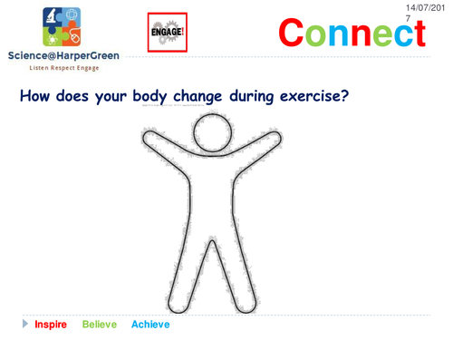 AQA GCSE Biology - Bioenergetics - Response to Exercise | Teaching ...