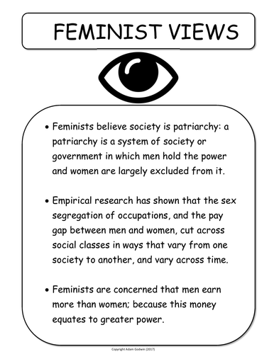Feminist Perspectives - SOCIAL STRATIFICATION - L15/20 [ WJEC EDUQAS ...