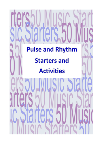 Pulse and Rhythm Starters/Activities | Teaching Resources