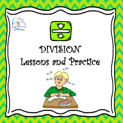 Whiteboard 3rd Grade Division - Lessons and Practice | Teaching Resources