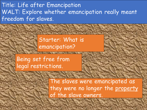 Were the slaves really free after the Emancipation Proclamation ...