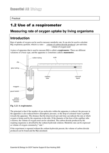 New Biology A Level OCR 5.7.9 Practical investigations into factors ...