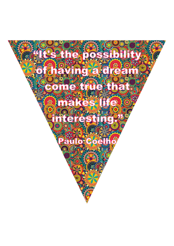 Bunting for classroom display- Book quotes | Teaching Resources